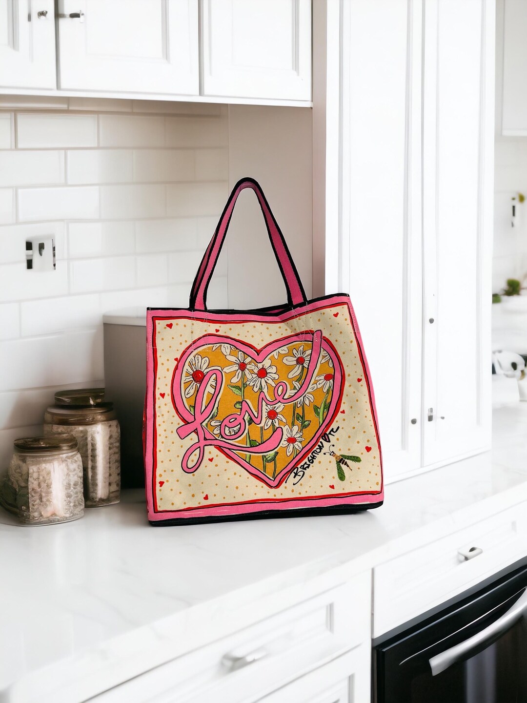 Brighton Love Bug Fashionista Canvas Tote - Etsy