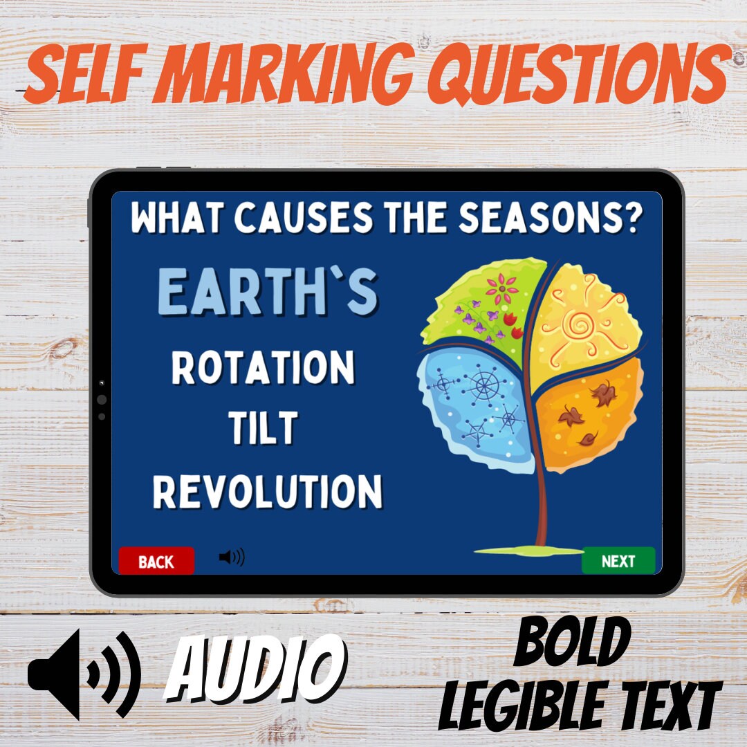 Seasons and Earth's Tilt Boom Cards | Digital Sun and Moon Science ...