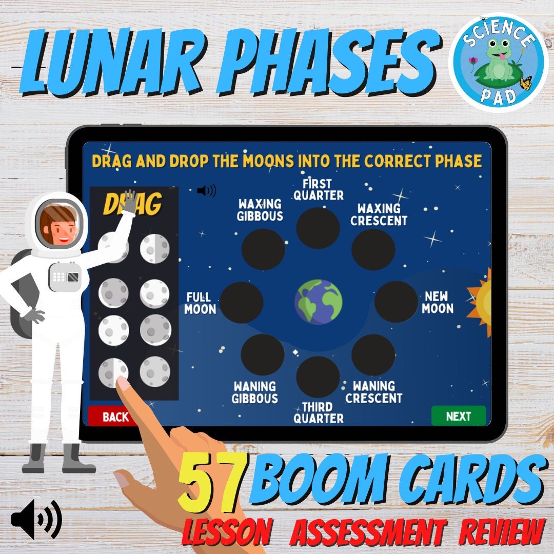 Phases of the Moon Lesson Plan | Boom Review + Assessment | Distance ...