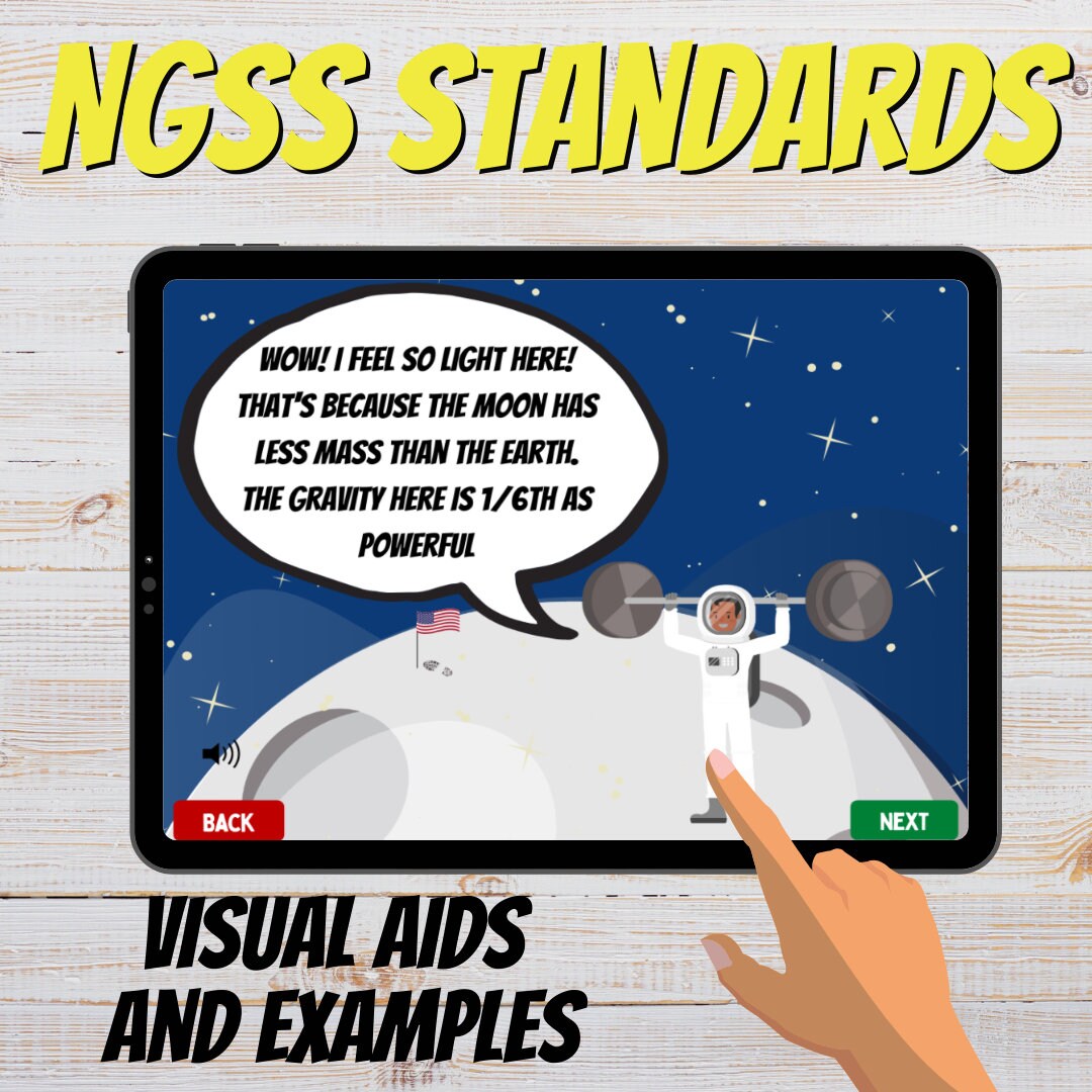 Gravity and Moon Boom Cards | Digital Science Activity | Distance ...