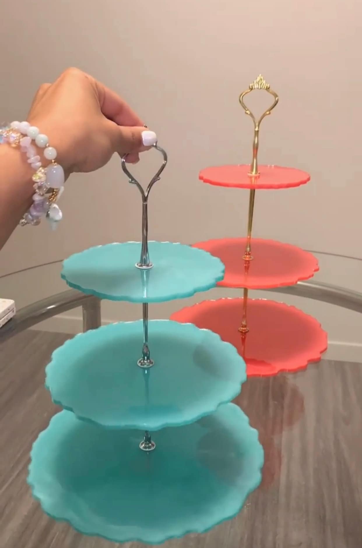 Three Tier Pastry Stand - Etsy