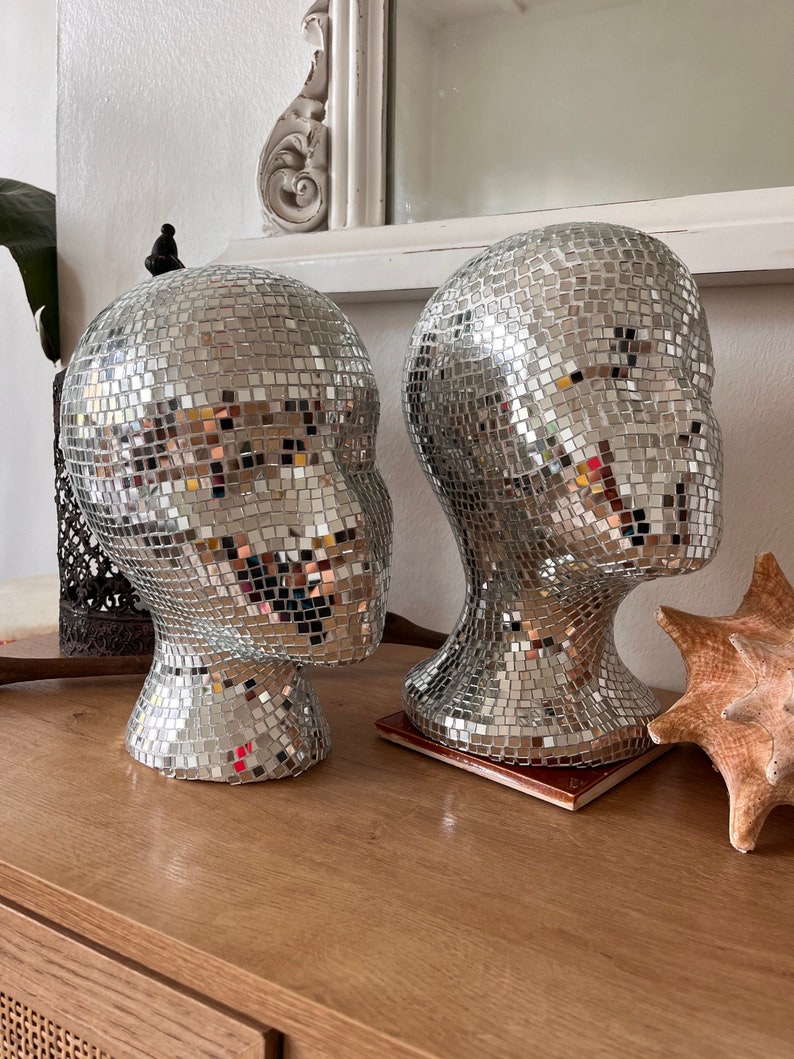 Disco Head, Mirrorball Head, Party Mannequin, Display, DJ - Etsy