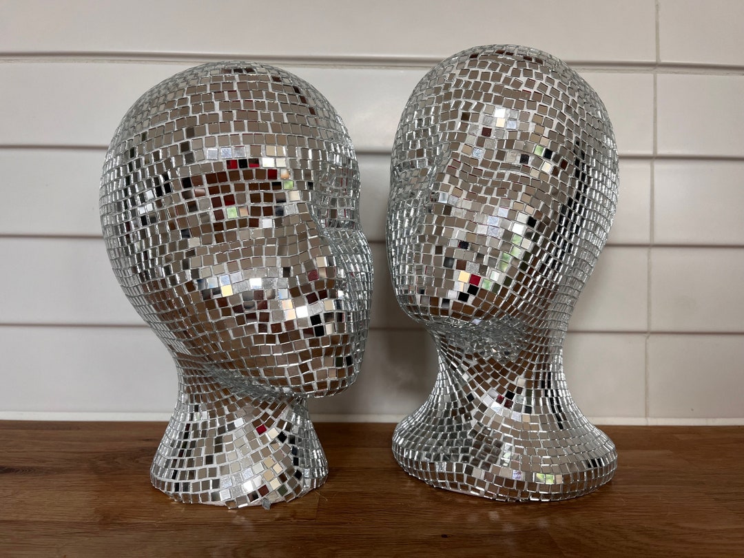 Disco Head, Mirrorball Head, Party Mannequin, Display, DJ - Etsy