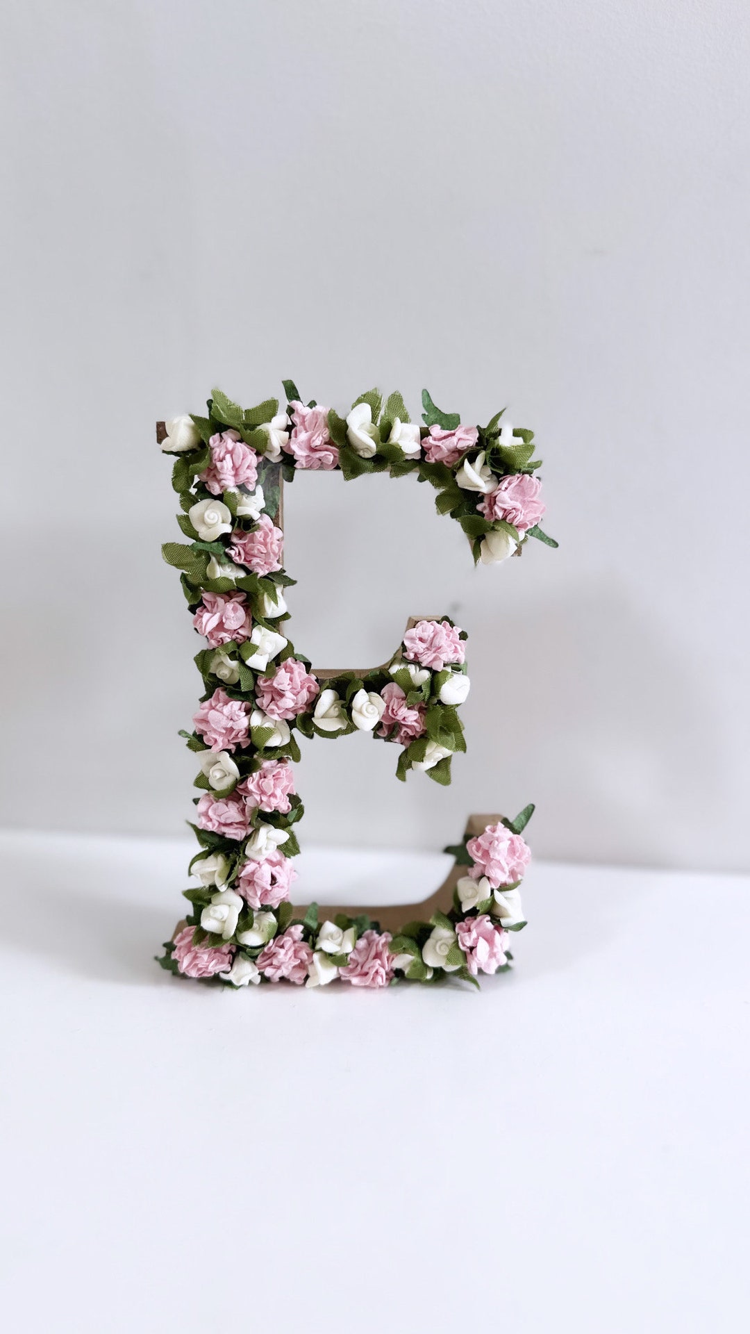 Floral Letter Decor, Floral Initial, Nursery Decor, Wedding Decor ...