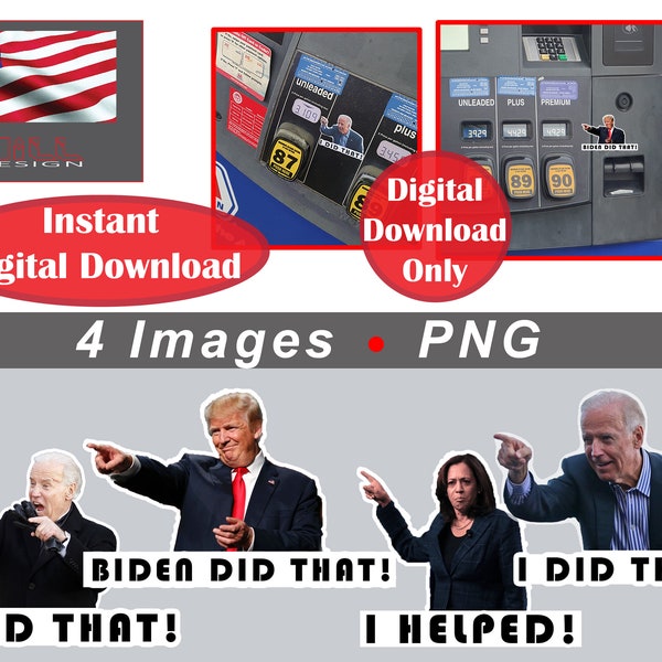 Joe Biden I Did That Sticker - Etsy
