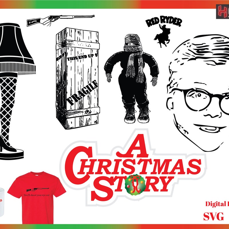 A Christmas Story Clip Art - Etsy