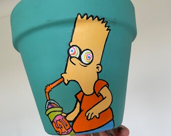 The Simpsons Plant Pot - Etsy