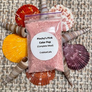 Pinchy's Pink Color Pop complete Meal Hermit Crab Food | Etsy
