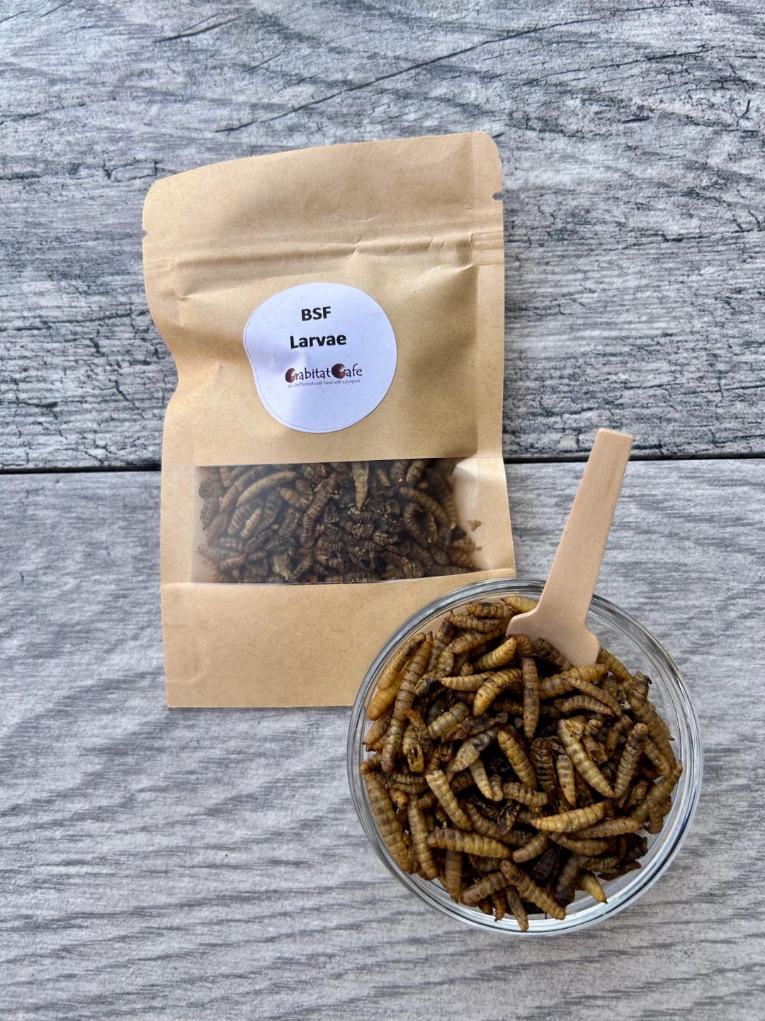 Black Soldier Fly ( BSF ) Larvae | Dried Protein - Natural Hermit Crab ...