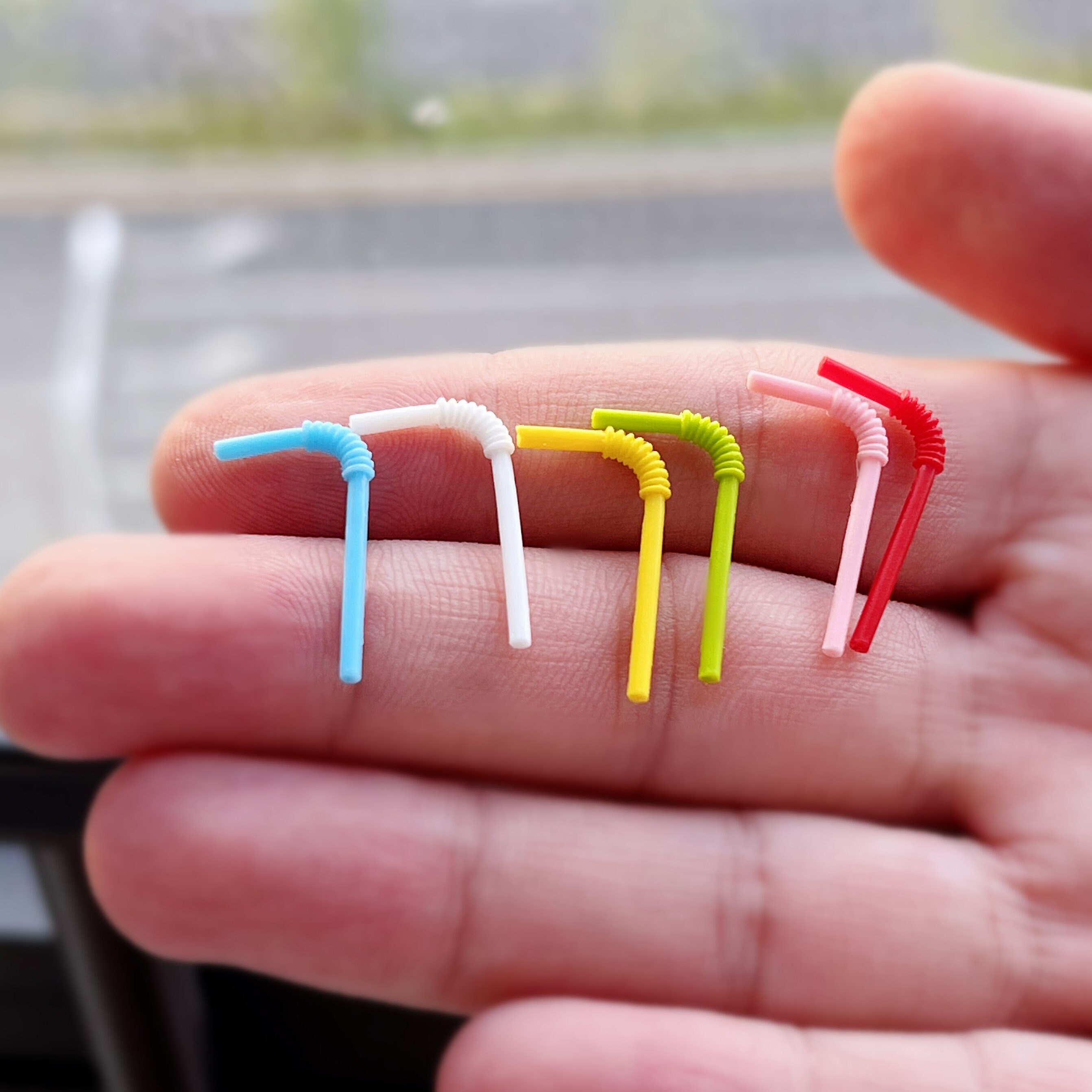 1:12 Dollhouse Miniature Straw Plastic Mini Straw - Etsy