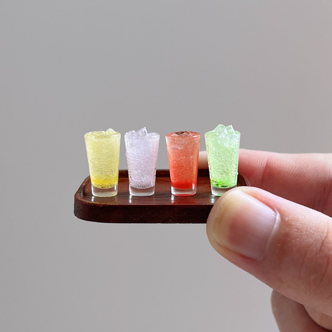 1:12 Scale Dollhouse Miniature Summer Drink, Miniature Beverage Drink ...
