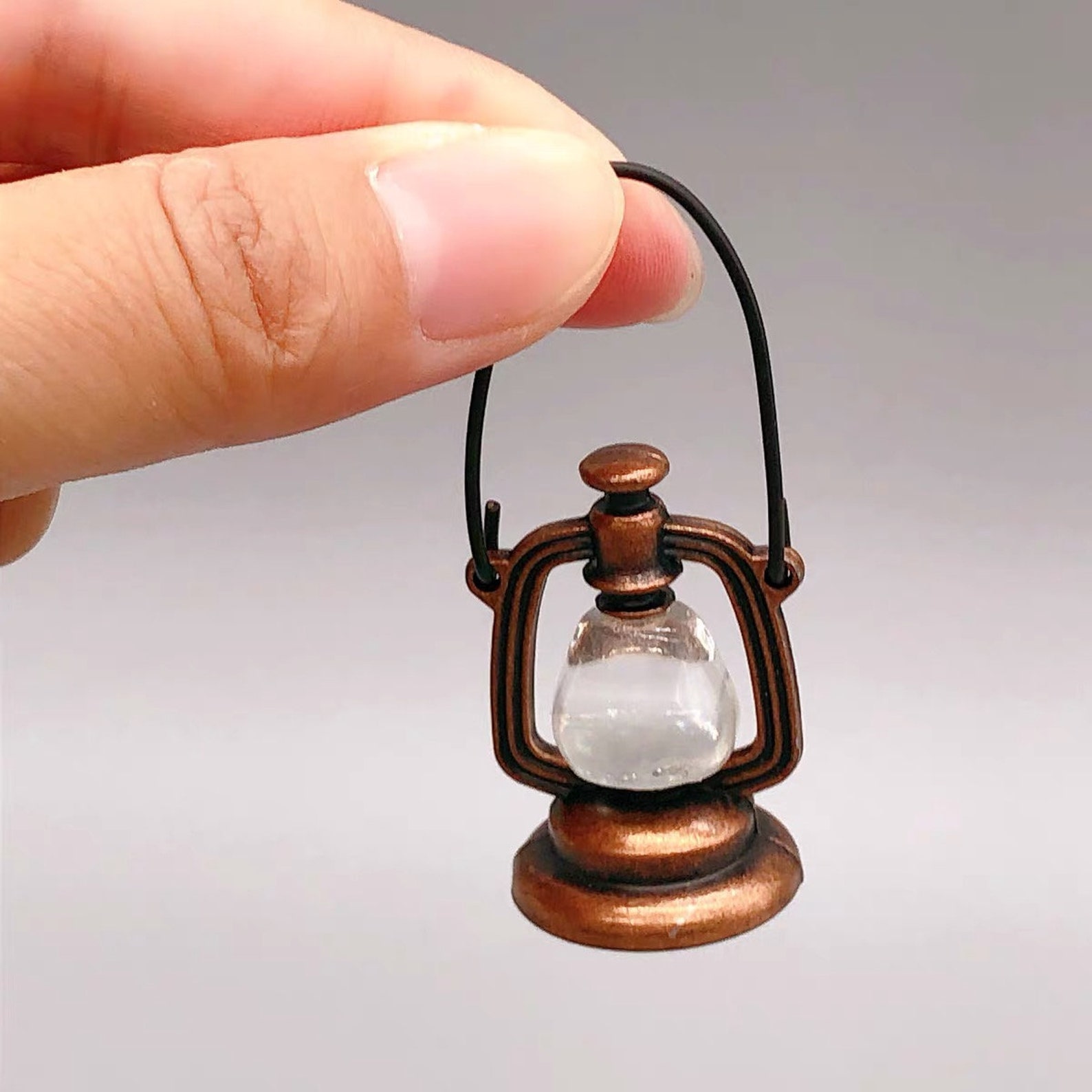 1:12 Scale Dollhouse Miniature Metal Lantern, Outdoor Lighting ...