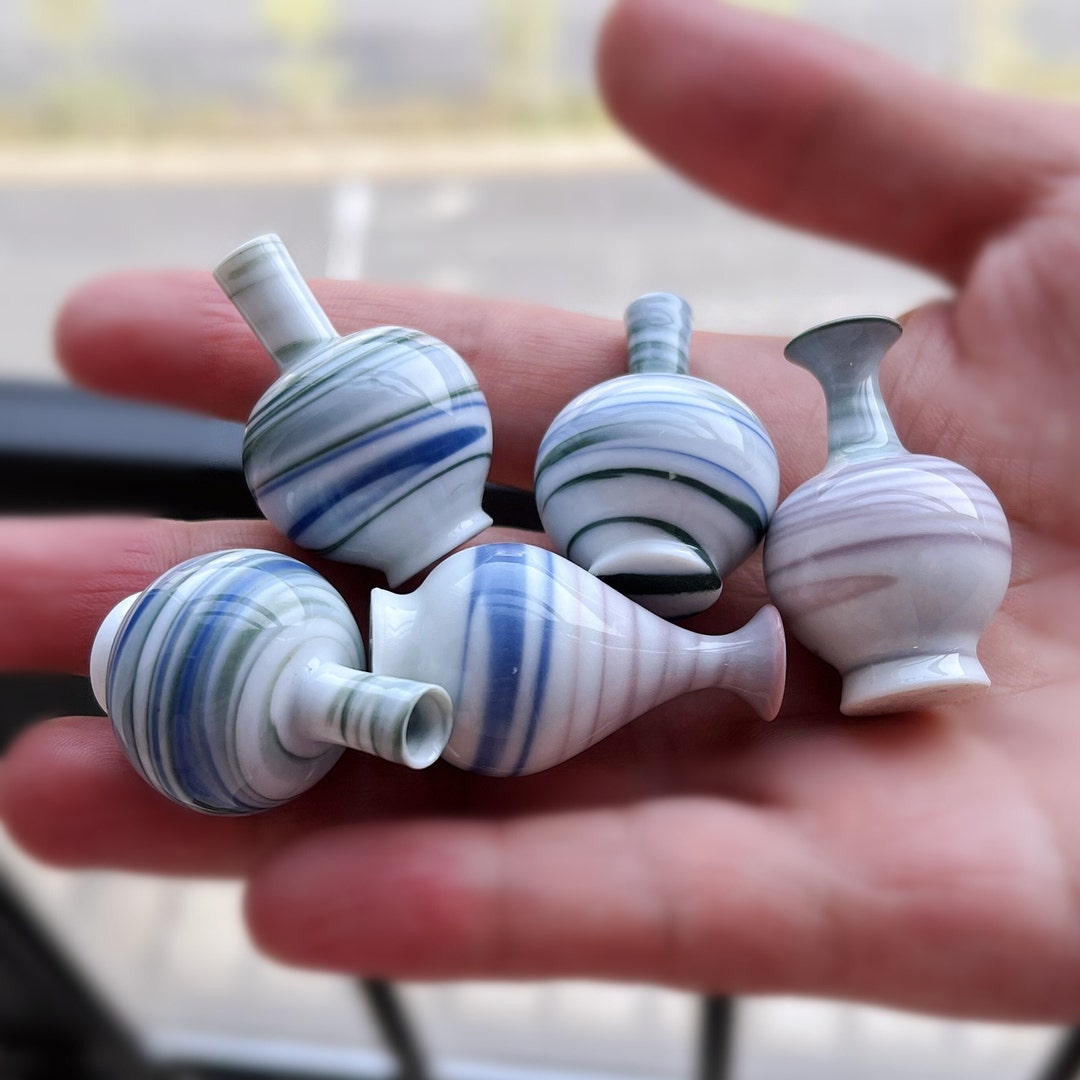 Unique Miniature Ceramic Vase ,unique Tiny Vases, Little Glazed Ceramic ...