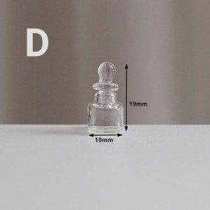 Miniature Glass Vase Miniature Glass Bottles Cute Bottles Gift Tiny Jar ...