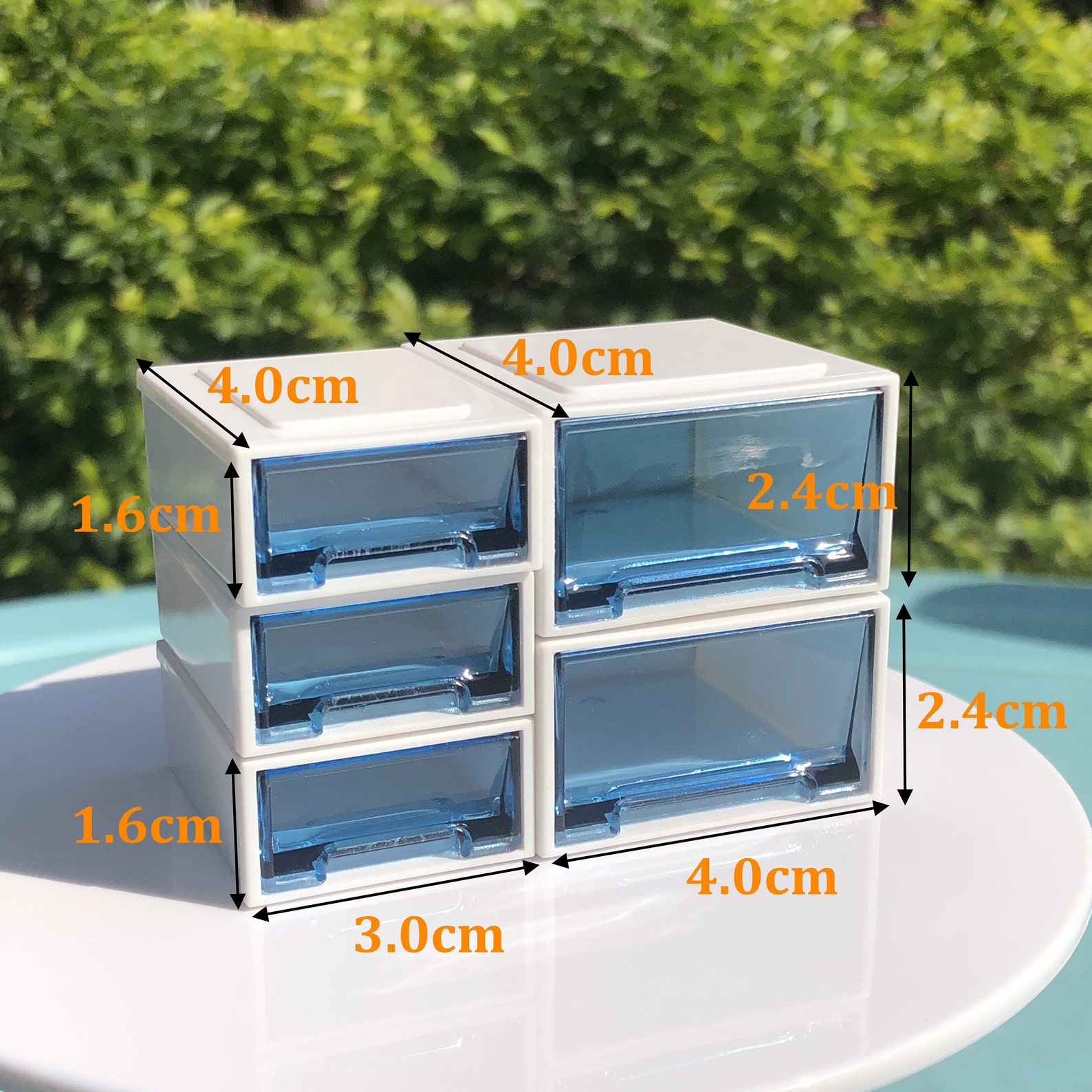 Dollhouse Container Miniature Drawer Cabinets Set of 5 Drawers - Etsy