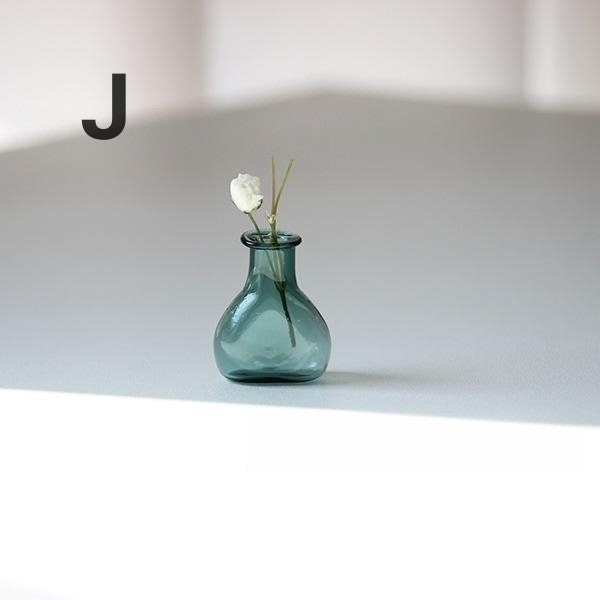 Miniature Glass Vase Mini Glass Color Flask Bottles Miniature Glass ...