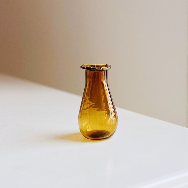 Miniature Glass Vase Mini Glass Color Flask Bottles Cute - Etsy