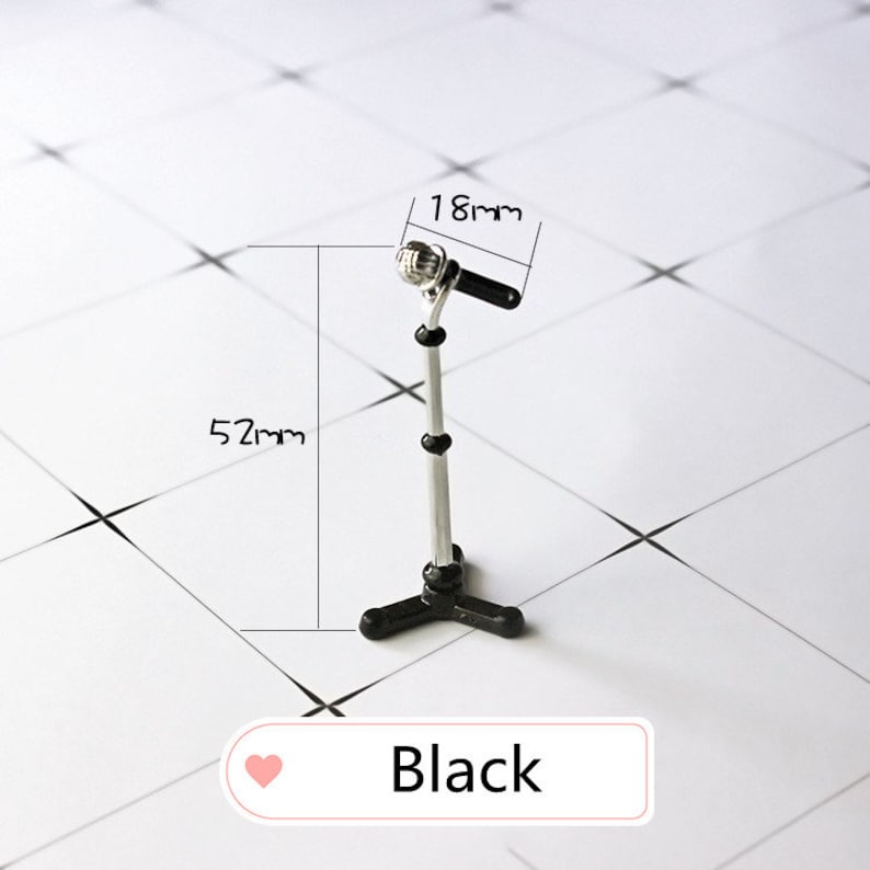 Dollhouse Miniature Microphone Dollhouse Music Instrument Dollhouse ...