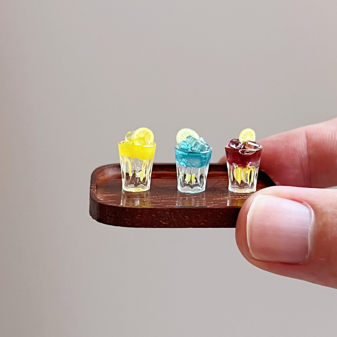 1:12 Scale Dollhouse Miniature Summer Drink, Miniature Beverage Drink ...