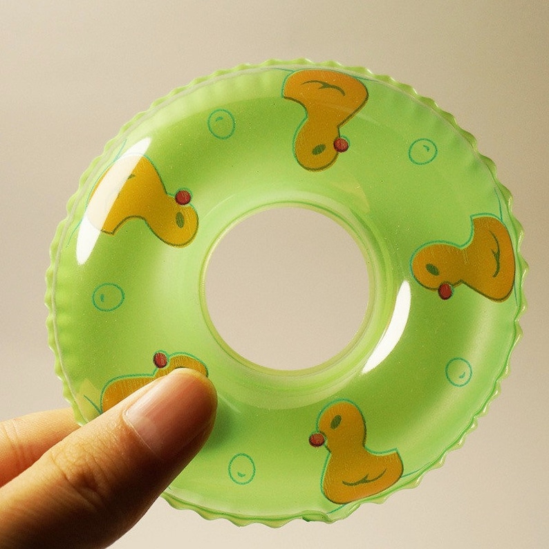 Dollhouse Miniature Swimming Ring Ob11bjd Float Toy Doll Water Toy Doll ...