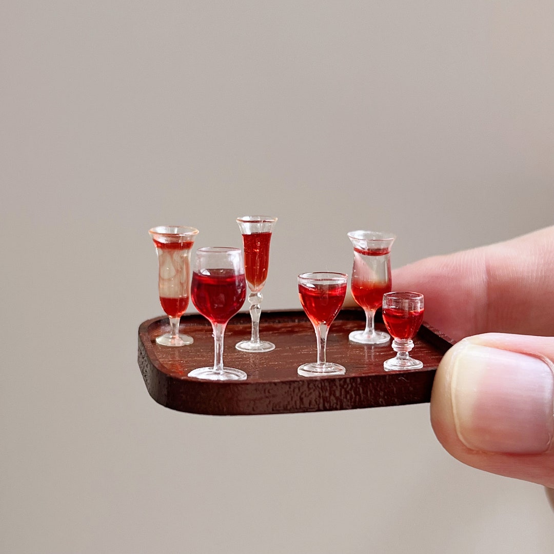 112 Miniature Wine Glasses Miniature Red Wine Glassware Alcoholic Drinks Bar And Party Beverage