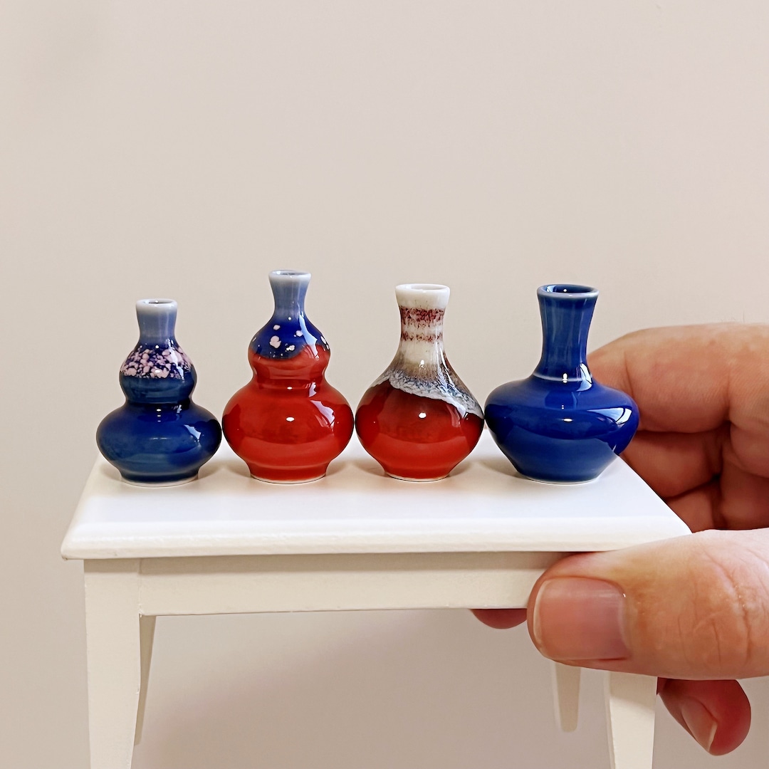Miniature Ceramic Vase ,unique Tiny Vases, Ceramic Vases Miniature ...