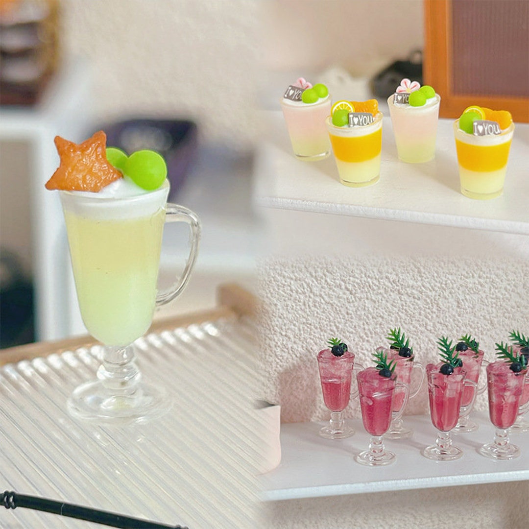 1:12 Dollhouse Miniature Summer Drink, Miniature Beverage Drink Dolls ...