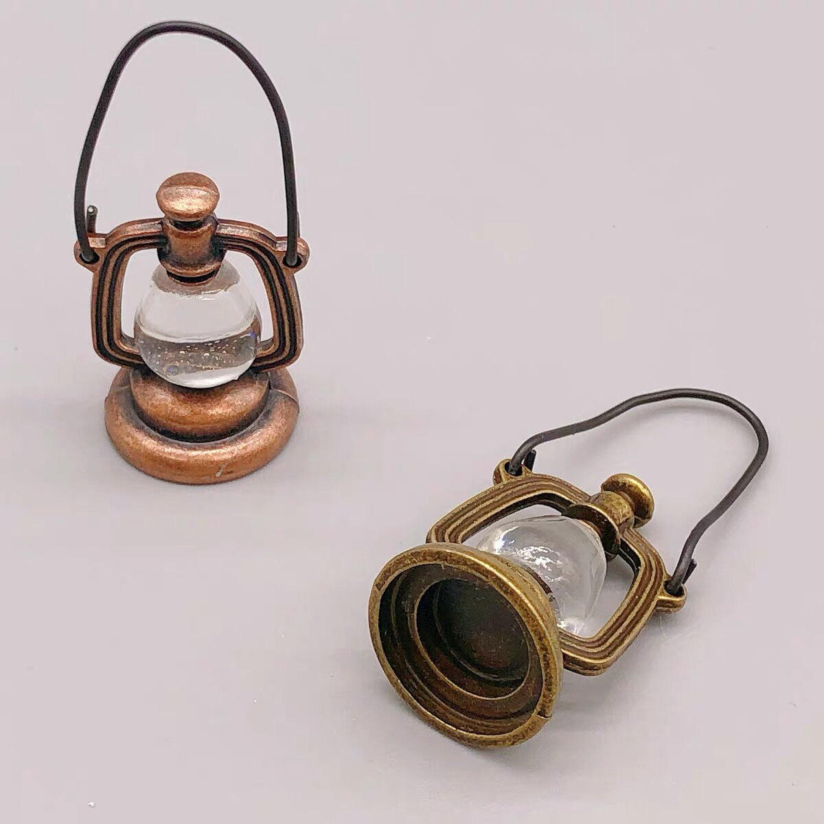1:12 Scale Dollhouse Miniature Metal Lantern, Outdoor Lighting ...