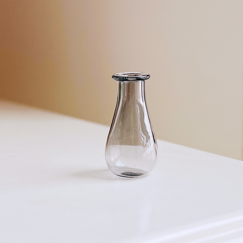 Miniature Glass Vase Mini Glass Color Flask Bottles Cute Bottles Wine ...