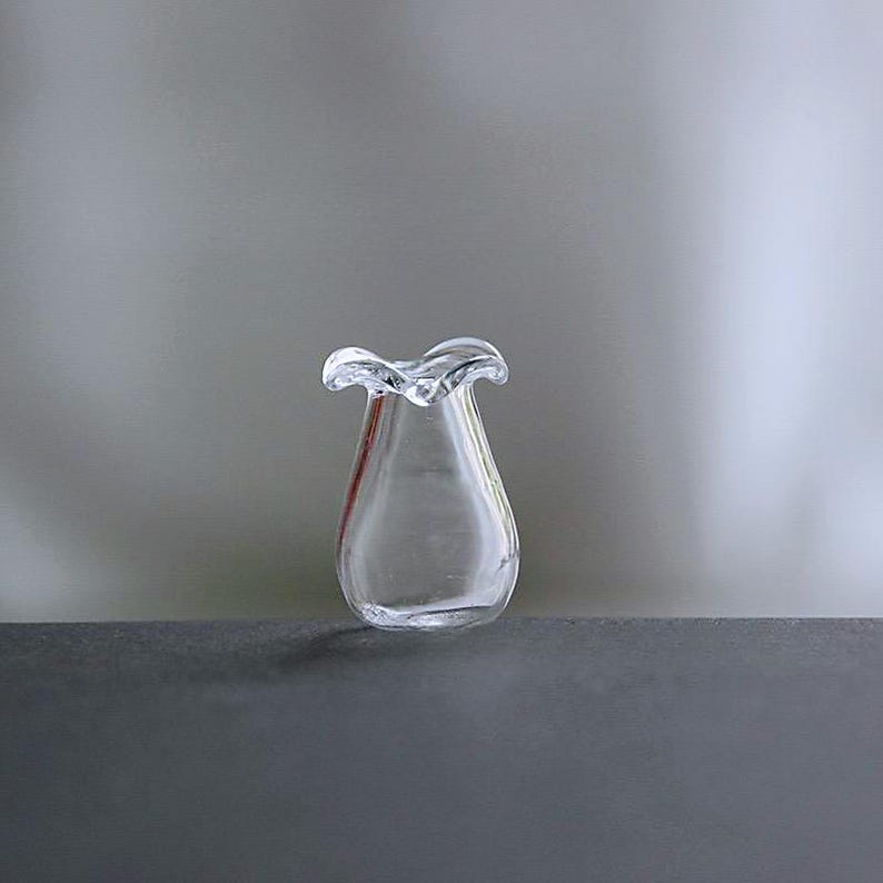 Miniature Glass Vase Mini Glass Color Flask Bottles Cute Bottles Gift ...