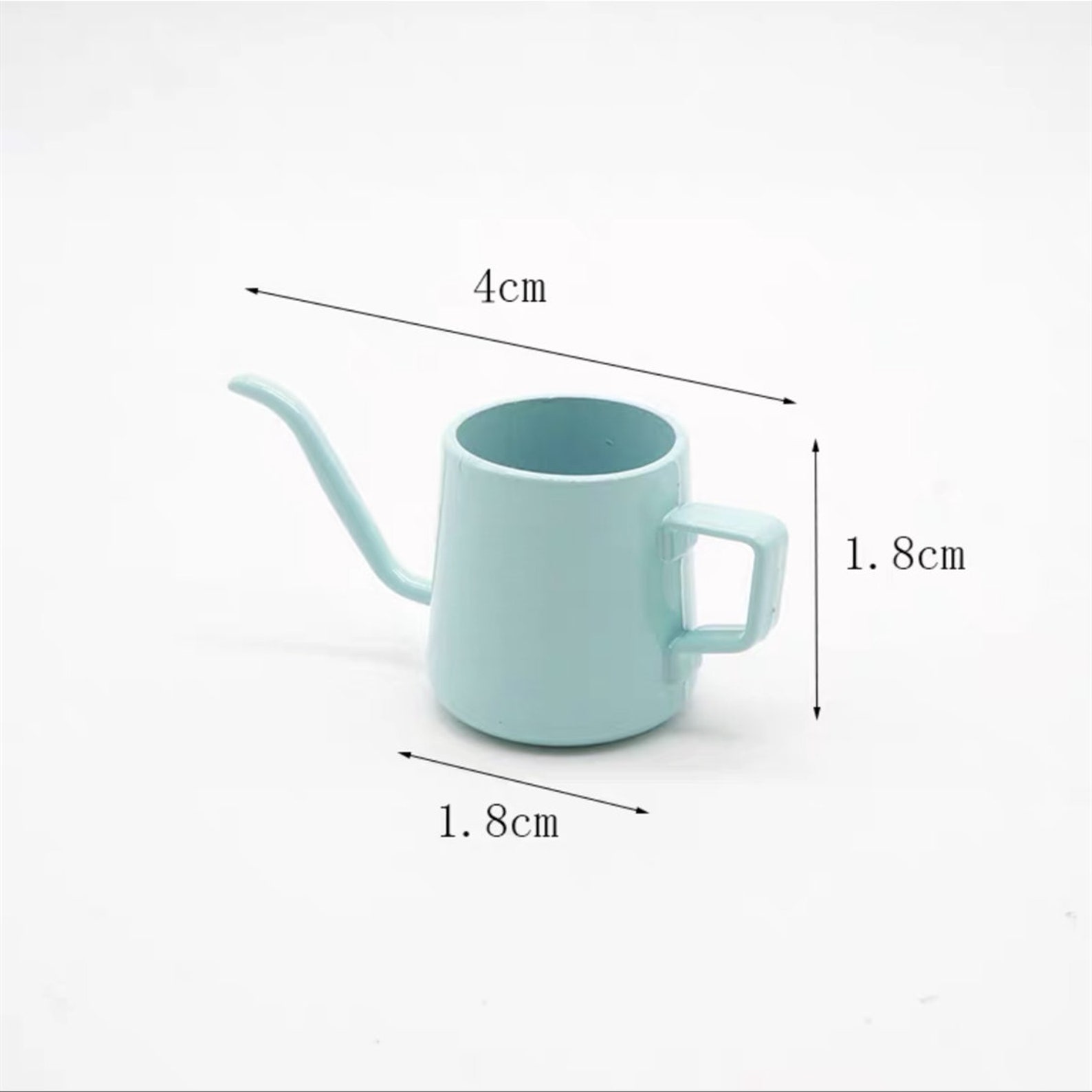 1/12 Miniature Coffee Cup Mini Metal Coffee Pot Dollhouse Kitchen ...