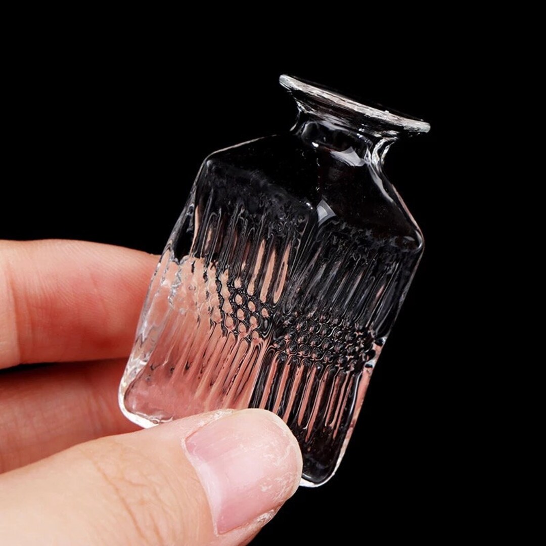 Miniature Glass Vase Mini Glassware Dollhouse Glass Bottle for ...