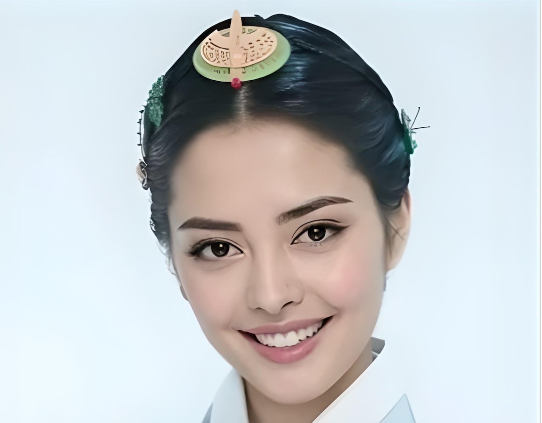 Korean Traditional Gold Cheopji | Hanbok Hair Accessory | Historical ...