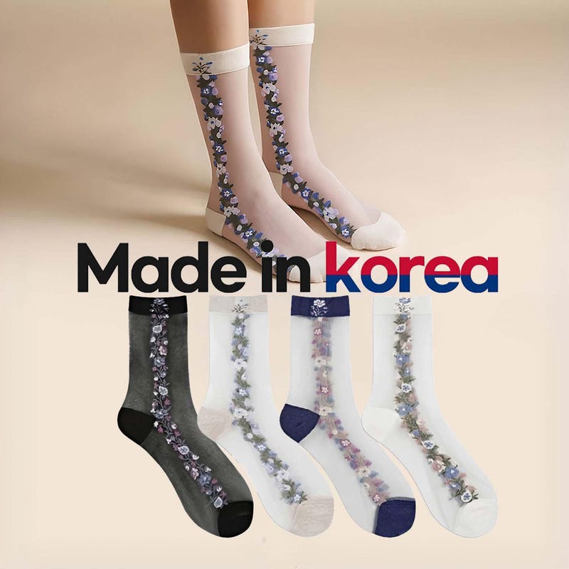 Korean Socks - Etsy