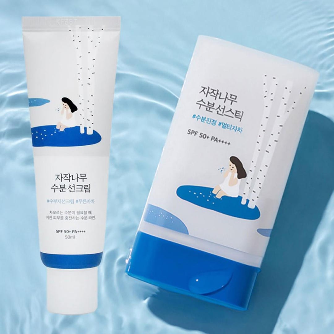 KOREAN Birch Juice Moisturizing Sunscreen + Sun Stick 2pc - Etsy