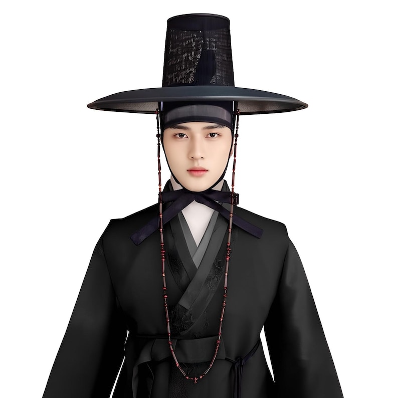 Handmade Korean Gat Hat: Traditional Saja Boy Hat, Double-layered ...