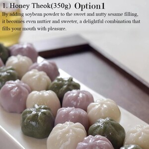 Korean Honey Rice Cakes: Ggultteok Sesame Dessert (350g) - Etsy