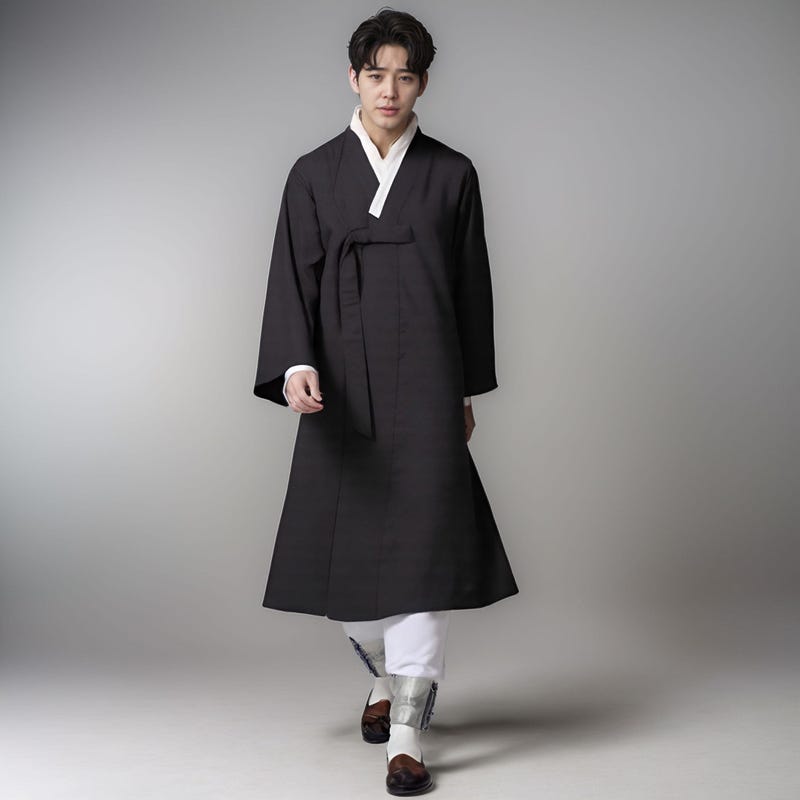 Black Mens Hanbok - Etsy