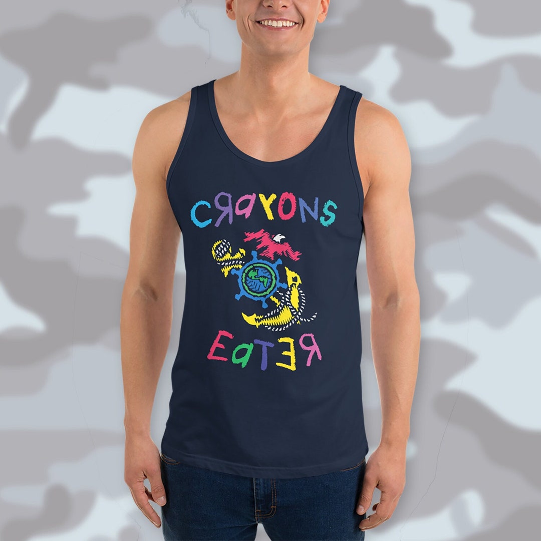 CRAYONS EATER Children's Crayons Drawing Funny Marines - Etsy