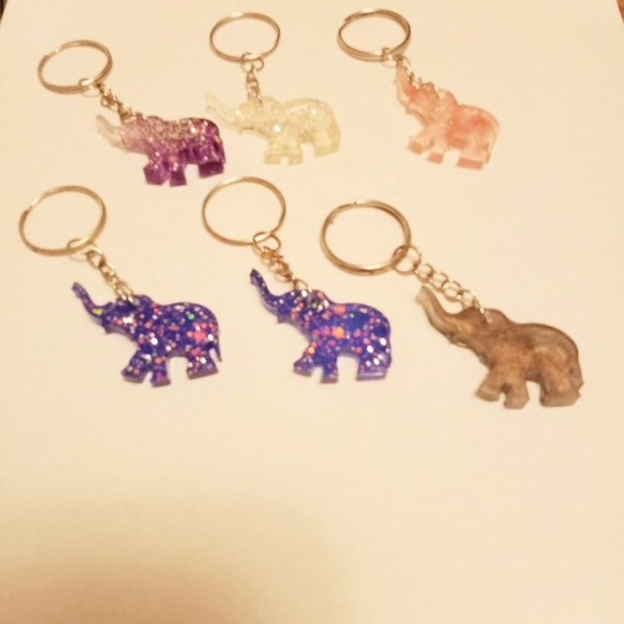 Elephant Keychains | Etsy