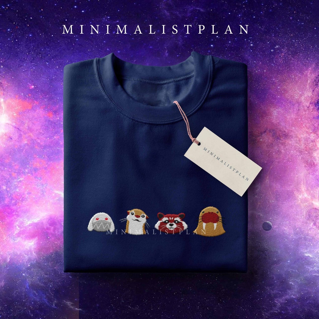 Embroidered GOTG Rocket Raccoon & Friends Big Embroidery - Etsy