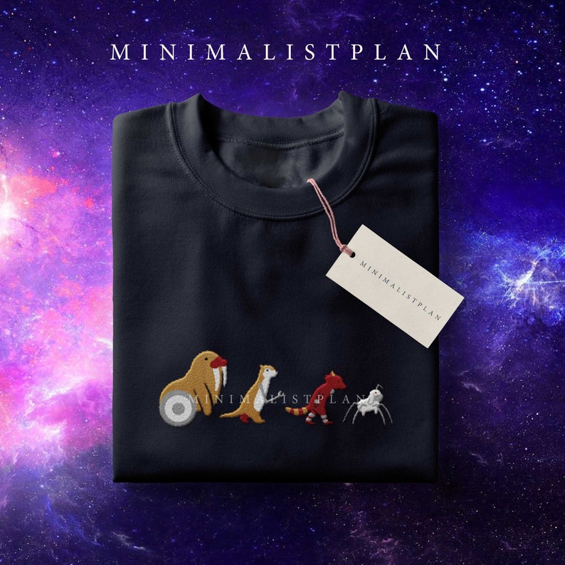 Embroidered Rocket Lylla Floor Teefs GOTG 3 Unisex - Etsy