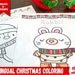 Bilingual Christmas Animals Coloring Pages, Spanish & English (PDF) - Etsy