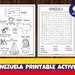 Venezuela Printable Activity, Word Search for Kids, Hispanic Heritage ...