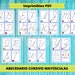 Spanish Cursive Alphabet Flashcards Printable, Handwriting Practice ...