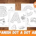 Spanish Dot-a-dot Alphabet, Dot Marker Activity, A-Z Animals Coloring ...