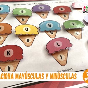 Alphabet Matching, Activity for Preschool Children, Learning the ...