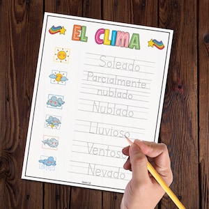 Spanish Weather Wheel, Preschool Circle Time, Weather Chart, Classroom ...