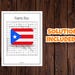 Puerto Rico Word Search and Coloring Page for Kids, Fun Facts for ...