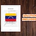 Venezuela Printable Activity, Word Search for Kids, Hispanic Heritage ...